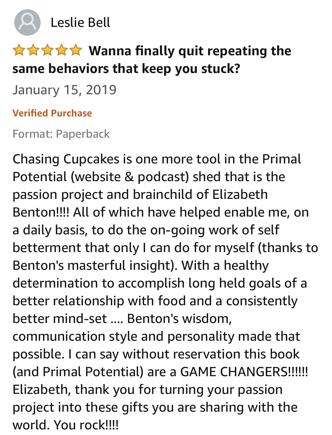 Top 10ish Questions About Chasing Cupcakes – Primal Potential